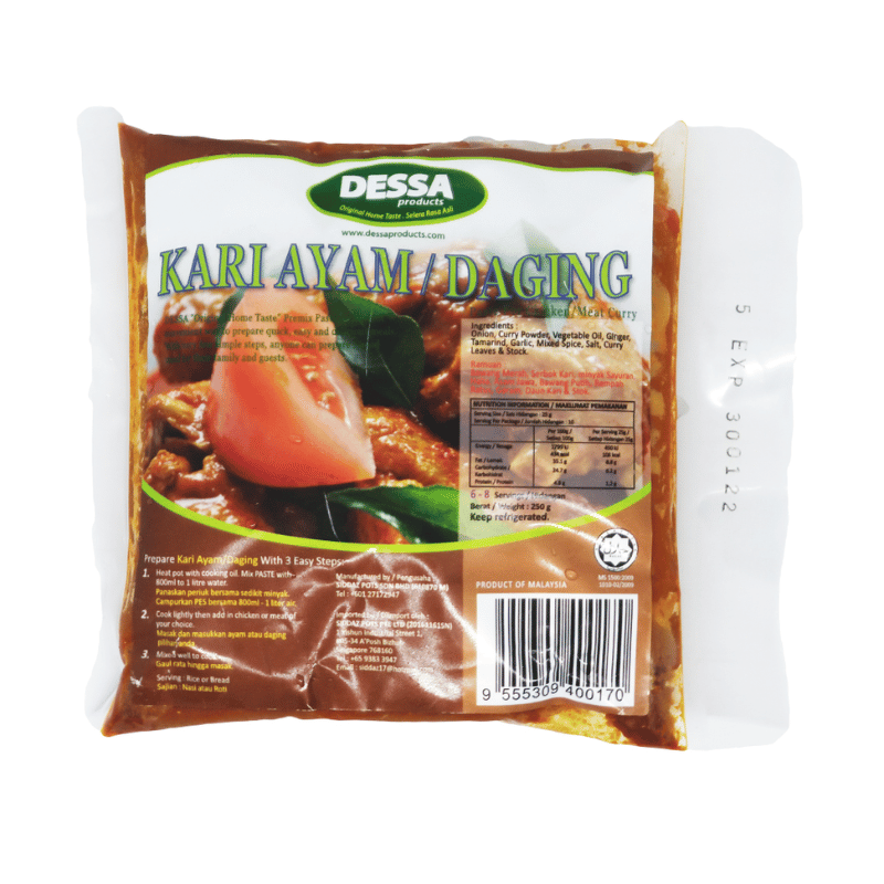 [Halal] Dessa Kari Ayam Daging Paste 250g – Daily Cart