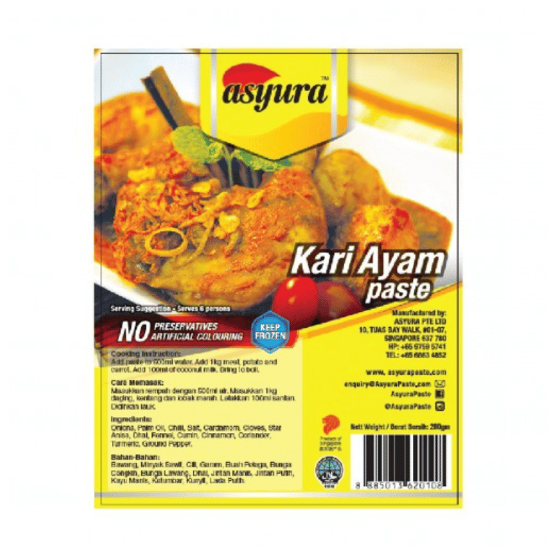 [Halal] Asyura Kari Ayam Paste 280g – Daily Cart