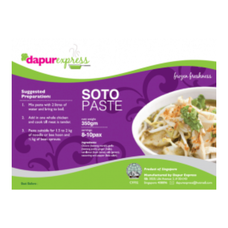 [Halal] Dapur Express Soto Paste 350g – Daily Cart