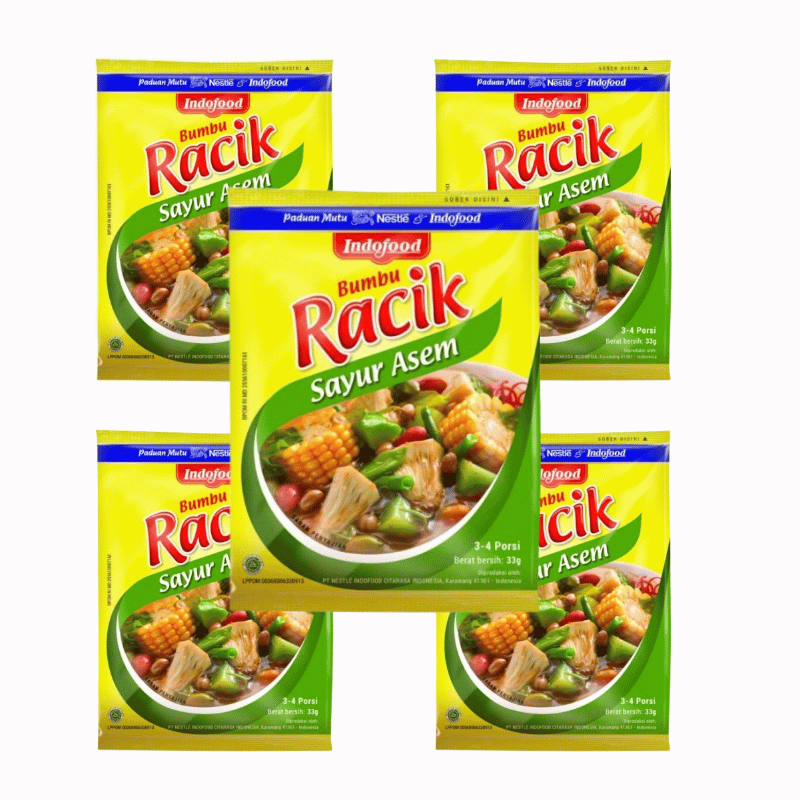 [Halal] Indofood Bumbu Racik Sayur Asem 33g x 5 sachets – Daily Cart