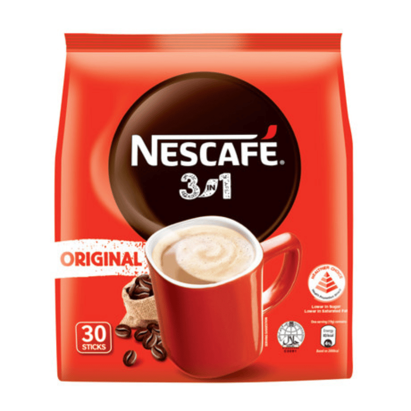 [Halal] Nescafé Instant Coffee Original 3-in-1 30 sachet x 19gm – Daily ...