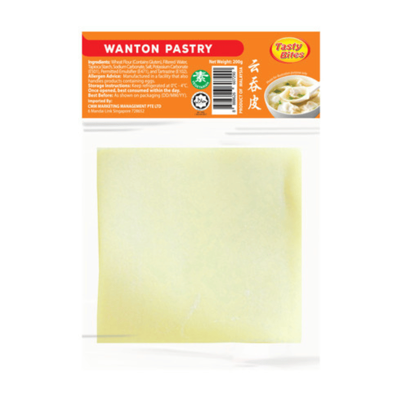 [Halal] Square Wanton Skin Pastry 200g – Daily Cart