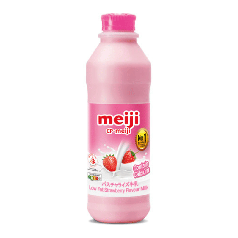 [Halal] Meiji Flavoured Milk STRAWBERRY 830ml – Daily Cart