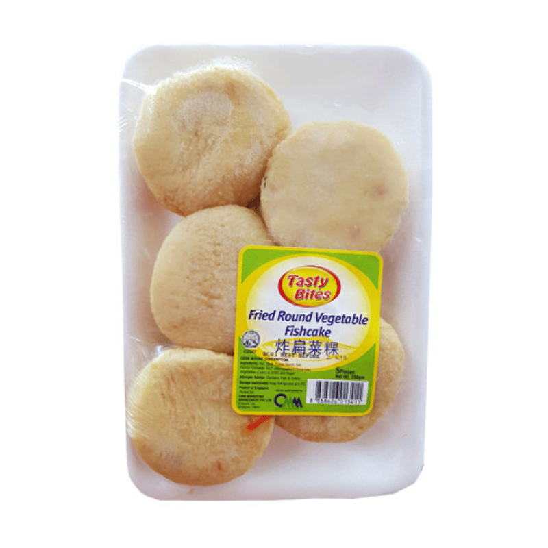 [Halal] Fried Round Vegetable Fishcake 5pc – Daily Cart