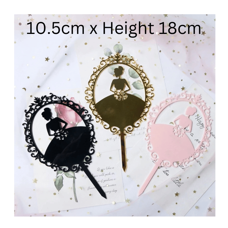 Cake Topper Royal Princess Bride Acrylic – Daily Cart