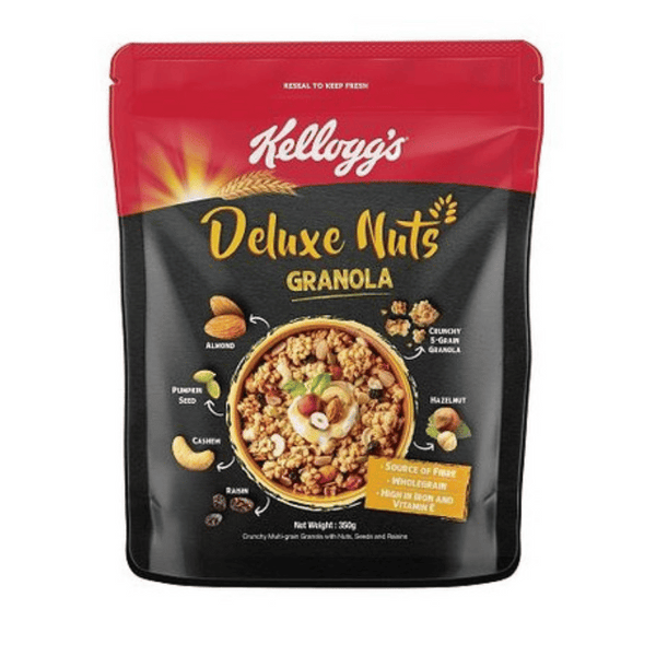 [Halal] Kellogg's Deluxe Nuts Granola 350g – Daily Cart