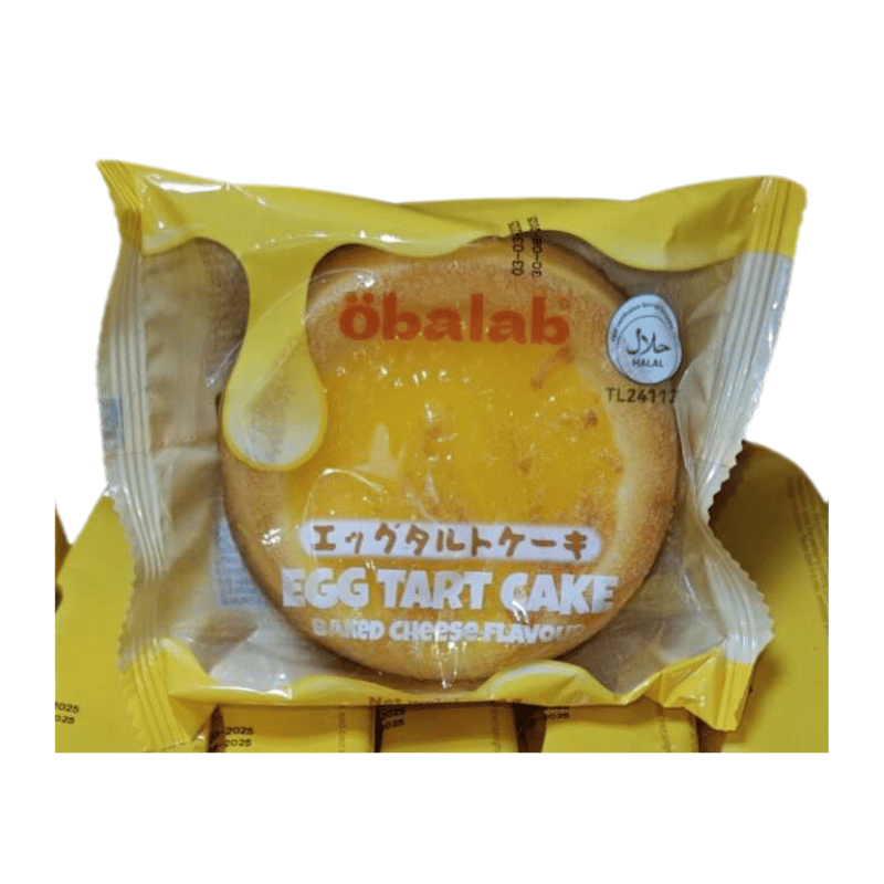 [Halal] Obalab Egg Tart Cake Cheese 60g x 33pkt – Daily Cart