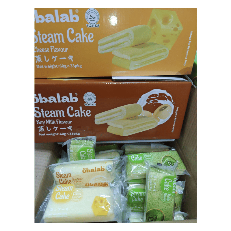 [Halal] Obalab Steam Cake 60g x 33pkt – Daily Cart