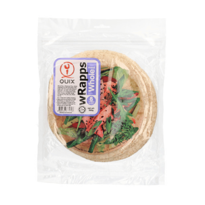 [Halal] Quix Wholemeal Wrap 360g 8pc – Daily Cart