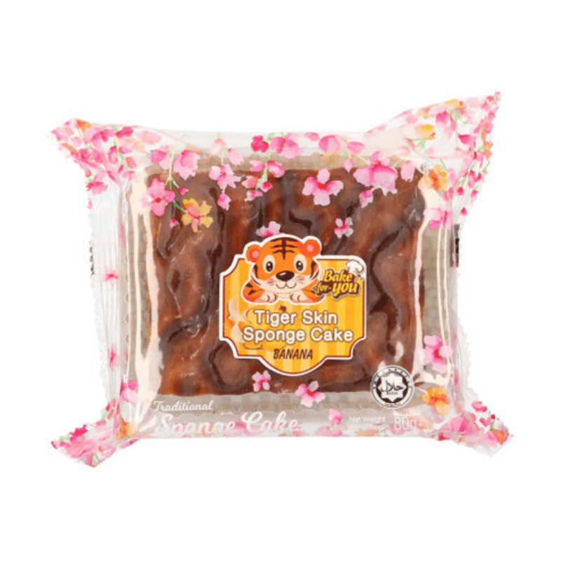 [Halal] Bake For You Sponge Cake BANANA 80g – Daily Cart