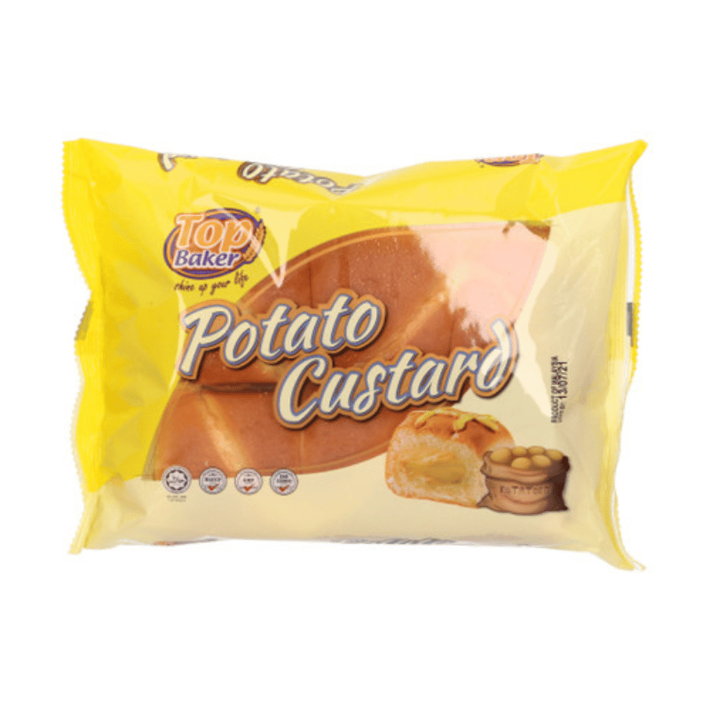 [Halal] Top Baker Potato Custard Bun 270g – Daily Cart