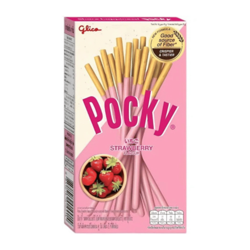 [Halal] Pocky Strawberry 47g x 3pkts – Daily Cart