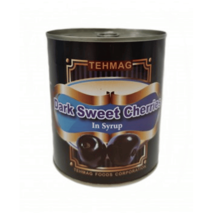 [halal] Tehmag Dark Sweet Cherries In Syrup 850g Daily Cart