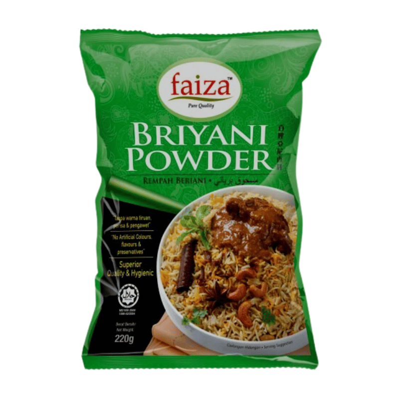 [Halal] Faiza Briyani Powder 220g – Daily Cart
