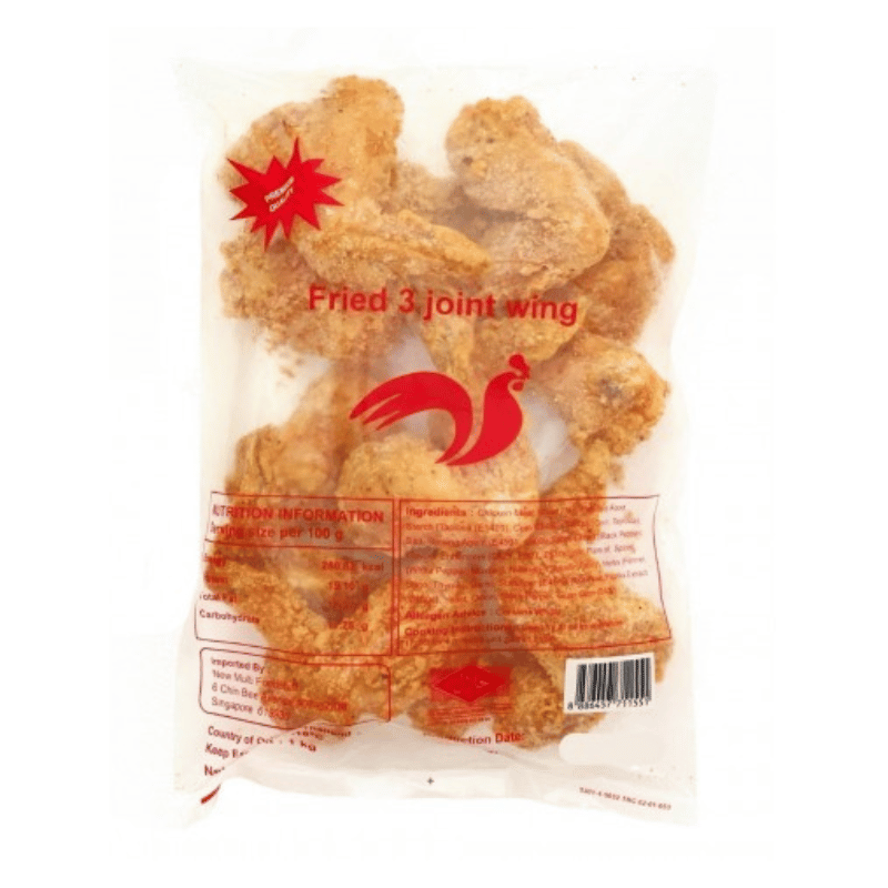 [Halal] Fried 3 Joint Chicken Wing 1kg – Daily Cart