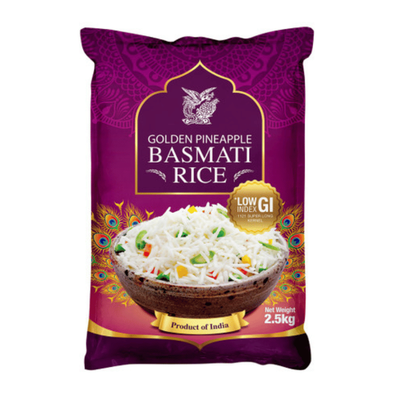 [Halal] Golden Pineapple Basmati Rice 2.5kg – Daily Cart