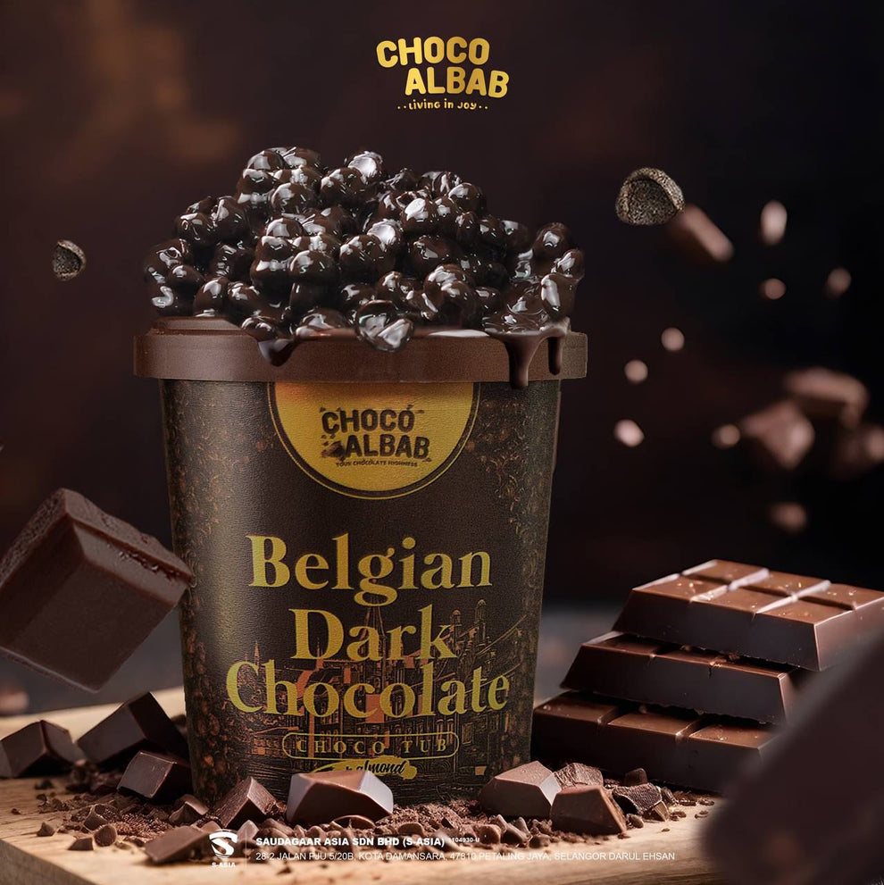 [Halal] Choco Albab Belgian Dark Chocolate Tub 260g – Daily Cart