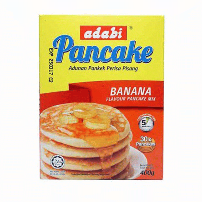 [Halal] Adabi Pancake Mix 400g - Banana – Daily Cart