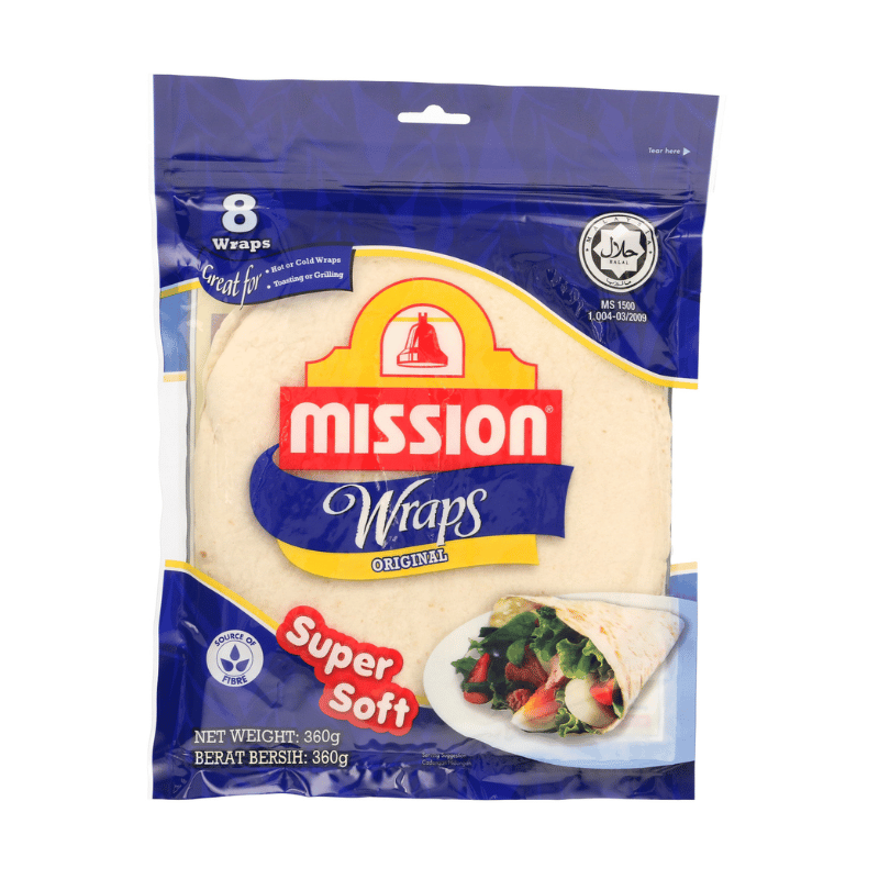 [Halal] Mission Original Wraps 360g 8pc – Daily Cart